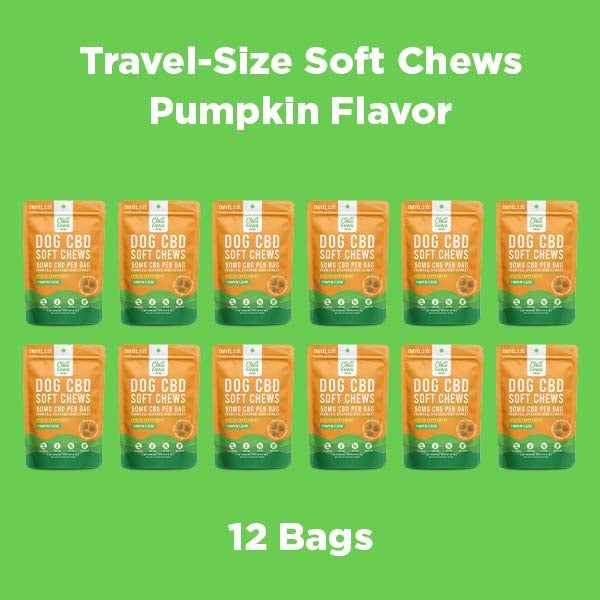 Travel- Size Soft Chews a dozen Pumpkin Deal – Chill Paws - WHOLESALE